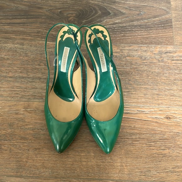 Pollini | Shoes | Cute Green Heels From Pollini Made In Italy With High ...